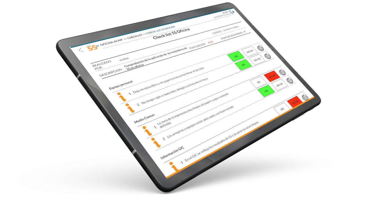 Smart 5S, 5S digital audits | ACMP